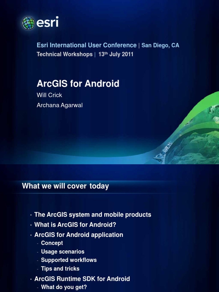 ArcGIS For Android | PDF | Arc Gis | Esri