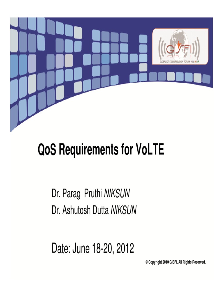 QoS Requirements For VoIP | PDF | Voice Over Ip | Ip Multimedia Subsystem