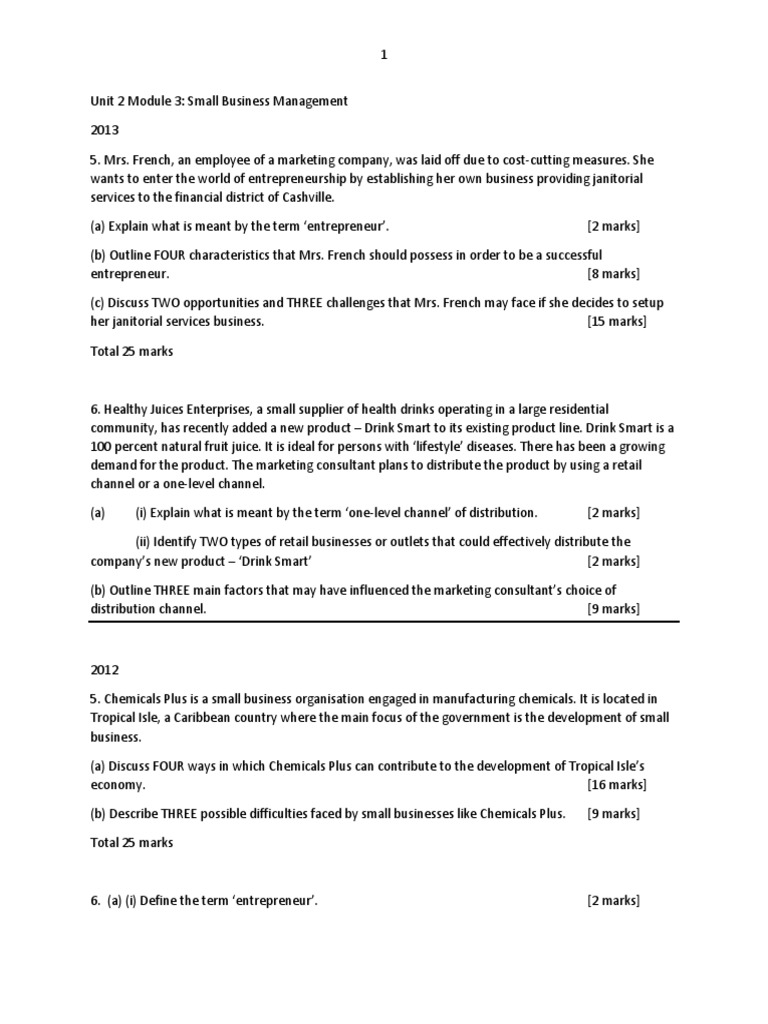 Unit 2 Module 3 | PDF | Entrepreneurship | Business Plan