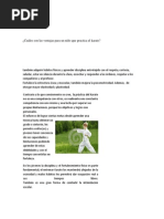 Biografía Raúl Rizo | PDF | Kárate | Artes marciales del este asiático