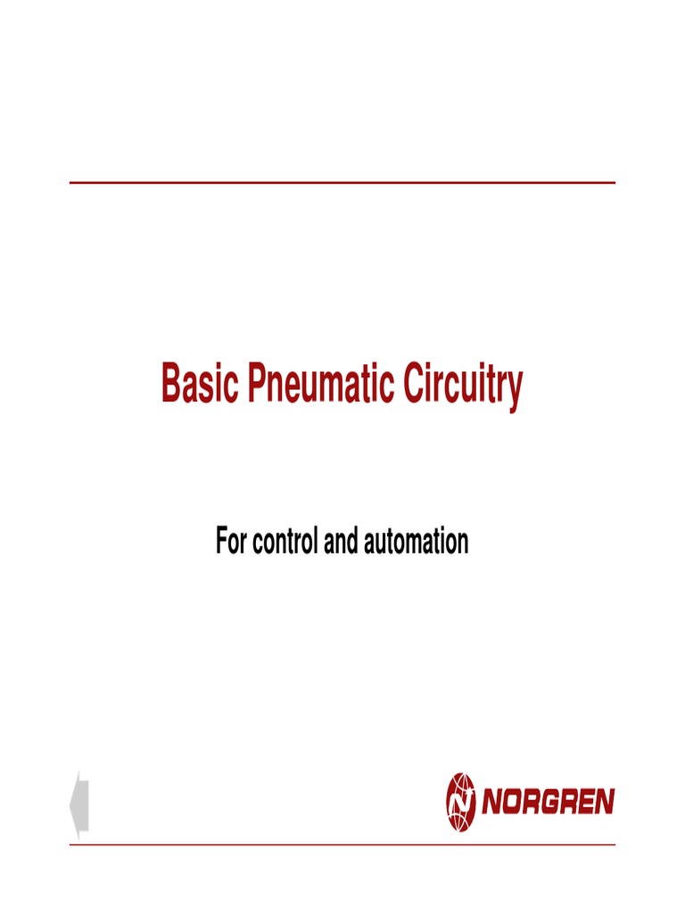 Pneumatic Circuits | PDF | Valve | Actuator