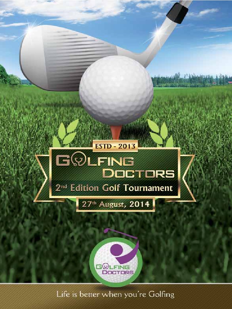 Golfing Doctors - Brochure | Download Free PDF | Bangalore | Tournament
