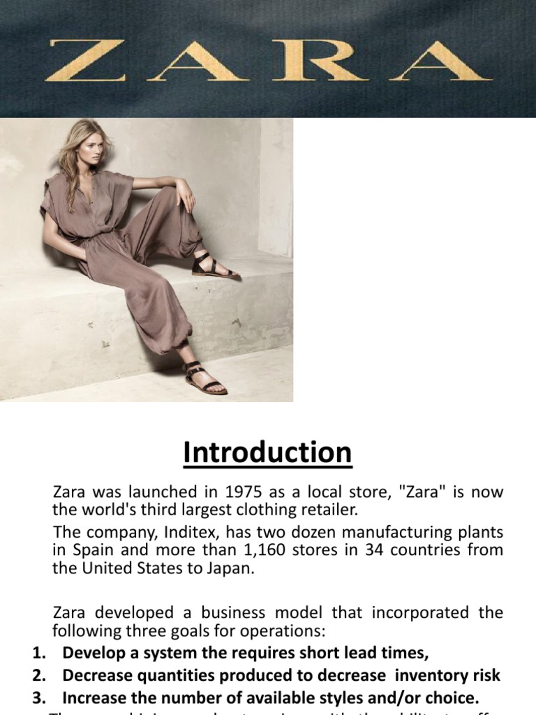 ZARA'S Supply Chain Management Study | Download Free PDF | Inventory ...
