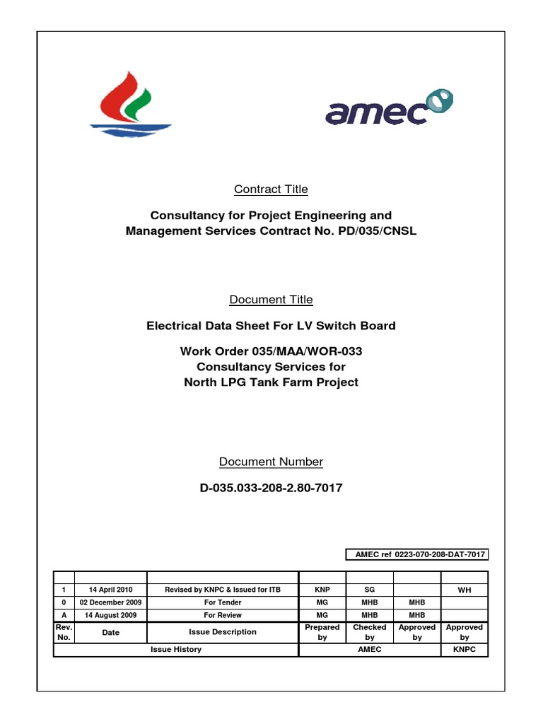 Electrical Data Sheet | PDF | Switch | Relay