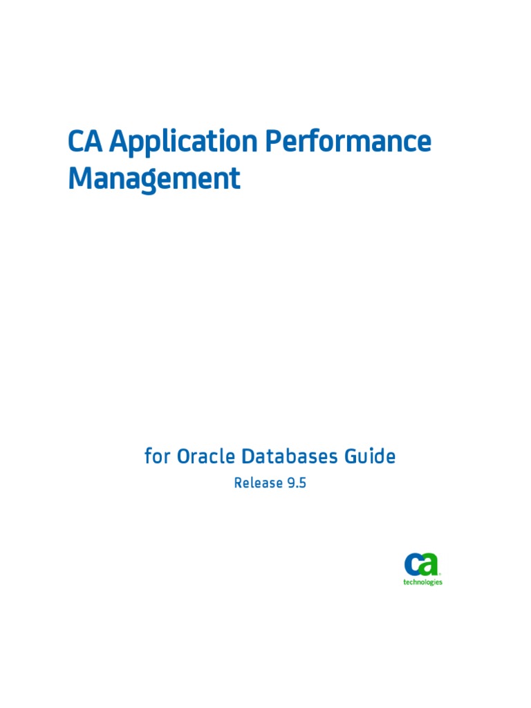 APM - 9.5 - APM For Oracle Databases Guide | PDF | Oracle Database | Cache (Computing)