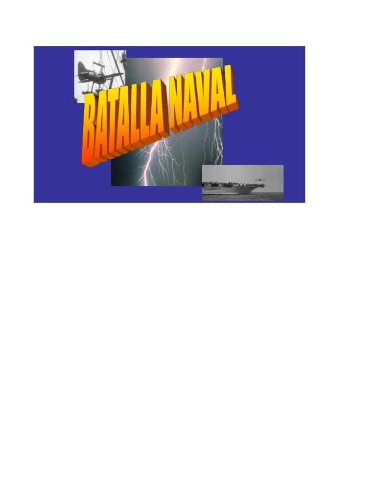 Ejemplo Excel Batalla Naval | PDF | Buques | Guerra Naval