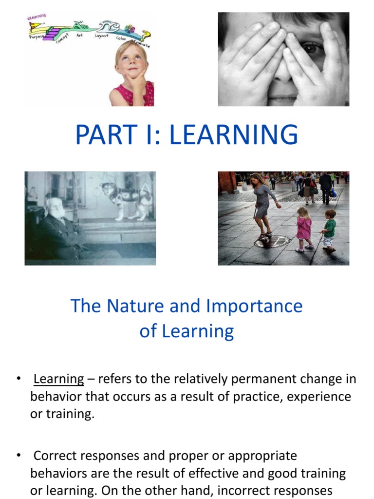 Learning and Thinking | PDF | Reinforcement | Classical Conditioning