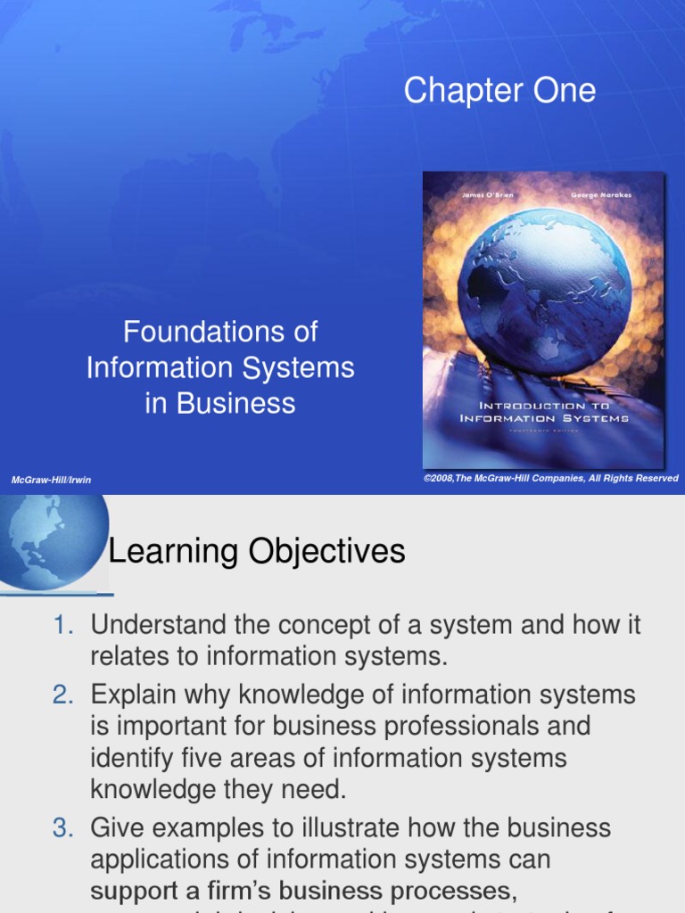 Chapter One: Foundations of Information Systems in Business | Download ...