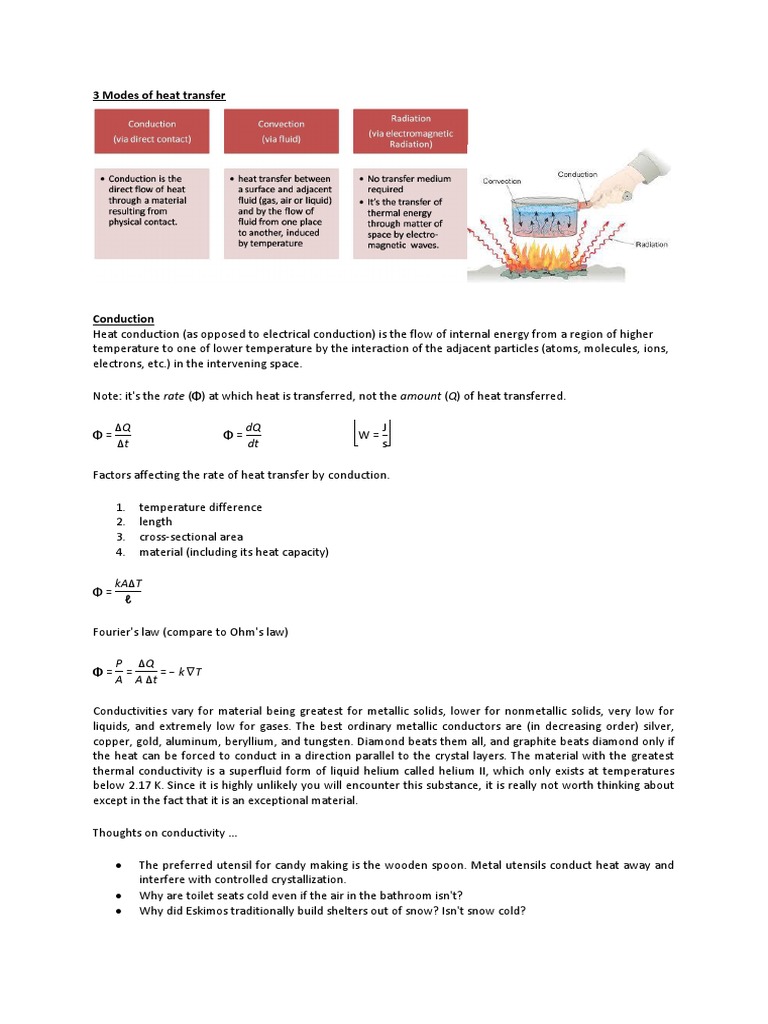Heat Transfer (Extra Notes) | PDF | Atmospheric Circulation | Convection