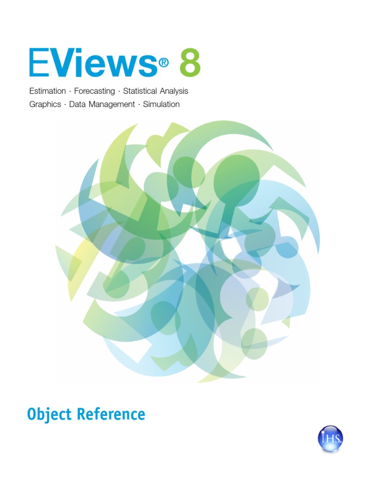 EViews 8 Object Ref | PDF | Regression Analysis | Spreadsheet