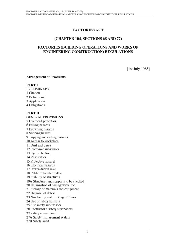 Factories (Building Operations and Works of Engineering Construction ...