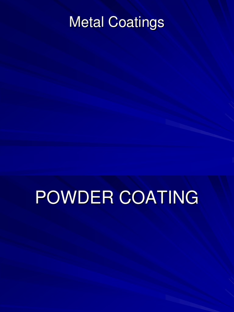 Powder Coating | PDF | Galvanization | Corrosion