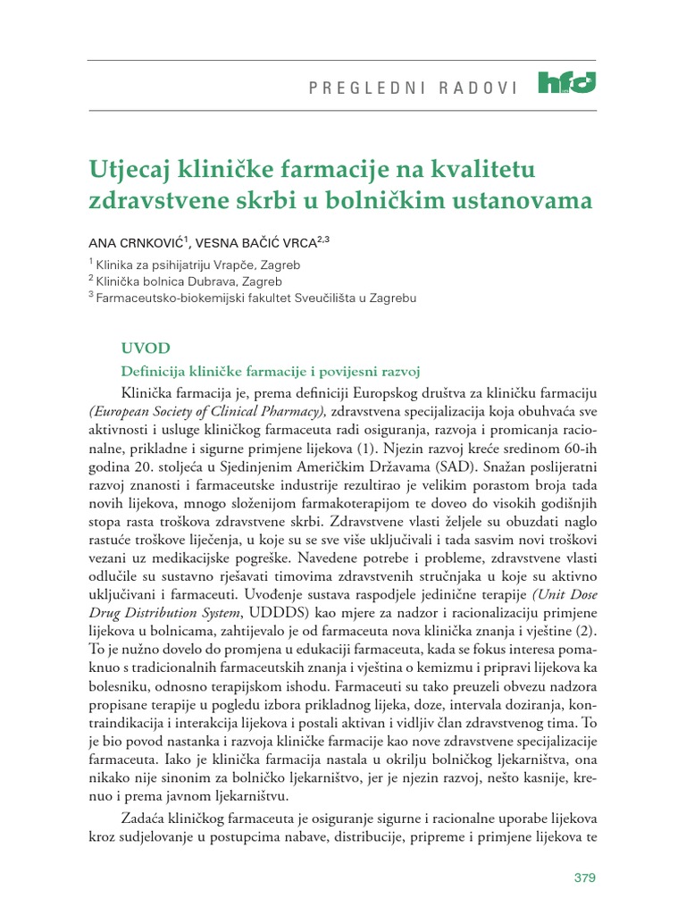 Klinicka Farmacija | PDF