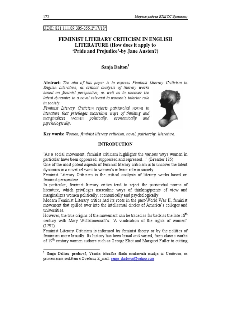 Feminist Literary Criticism in English Literature | PDF | Feminism ...