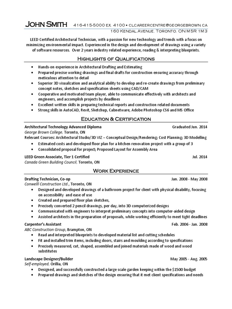 John Smith Resume - Ms | PDF | Computer Aided Design | Architect
