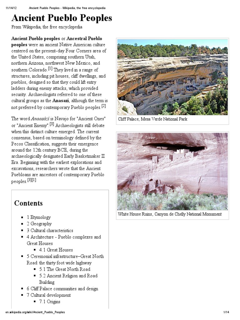 Ancient Pueblo Peoples | PDF | Ancestral Puebloans | Oasisamerica