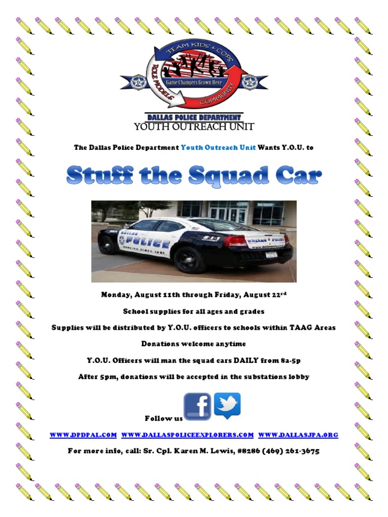 Stuff The Squad Car Fall 2014 | PDF