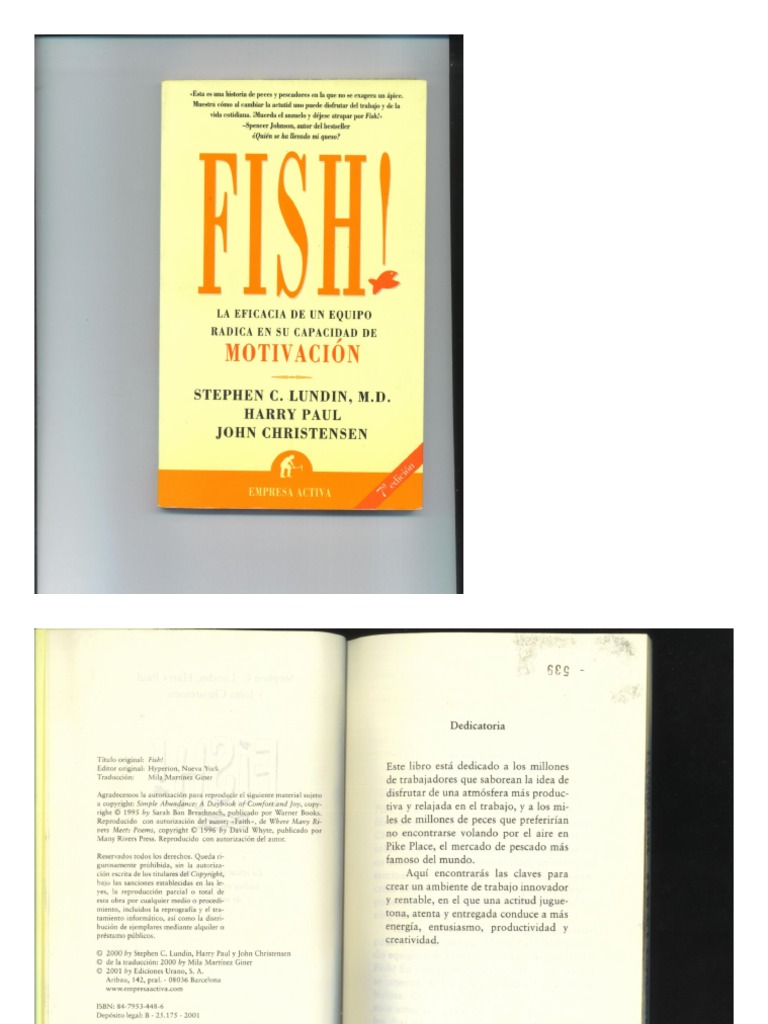 Libro de Fish Motivacion | PDF