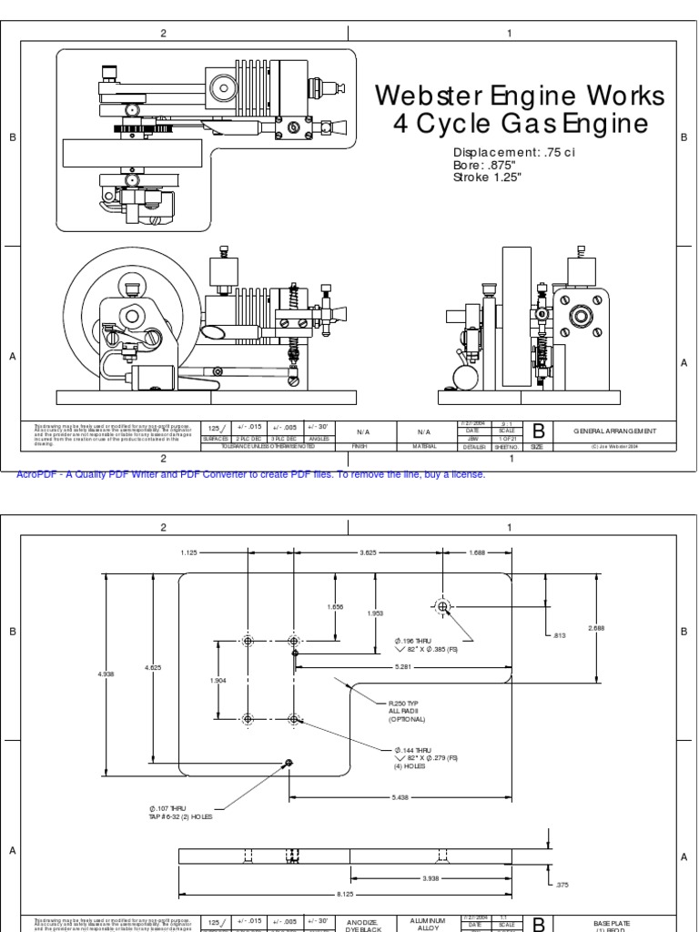 Plans | PDF | Ignition System | Internal Combustion Engine