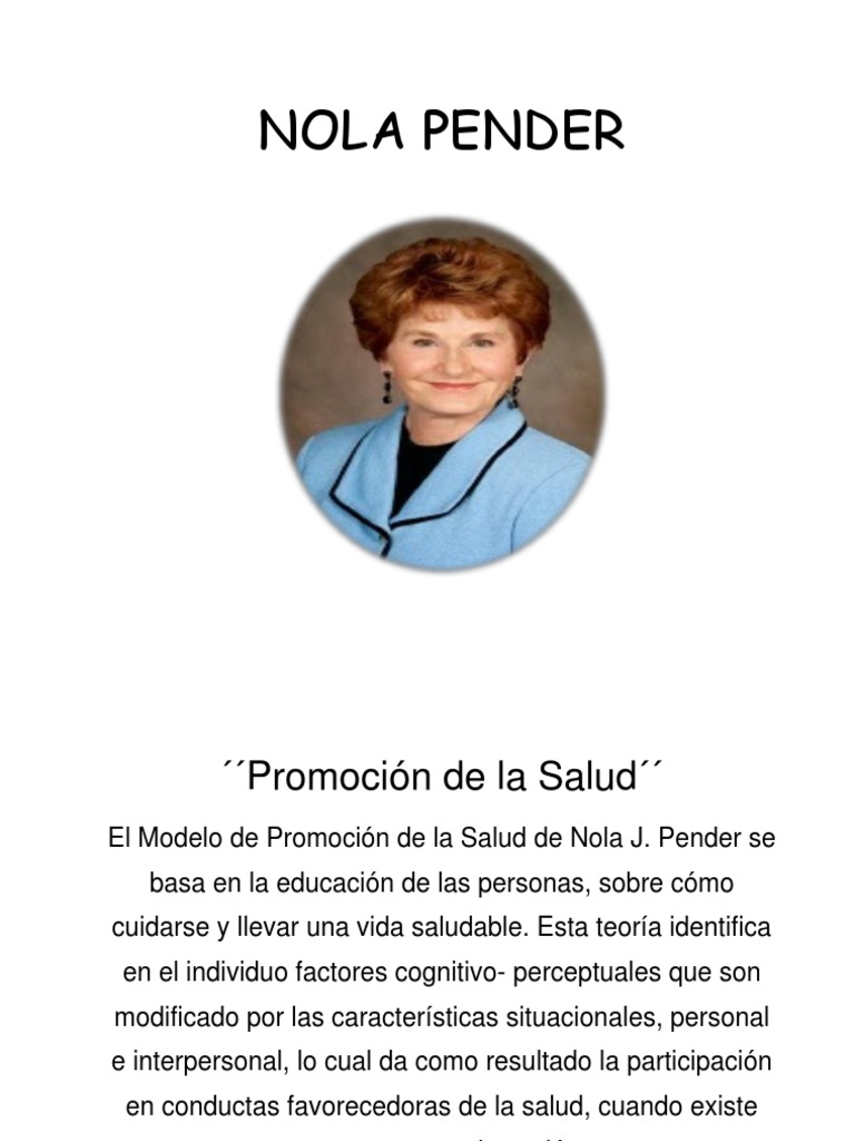 Nola Pender | PDF