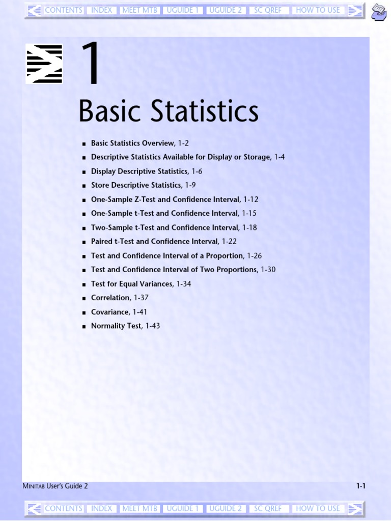 Basic Statistics | PDF | Student's T Test | Confidence Interval