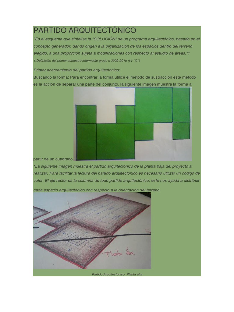 Partido Arquitectónico