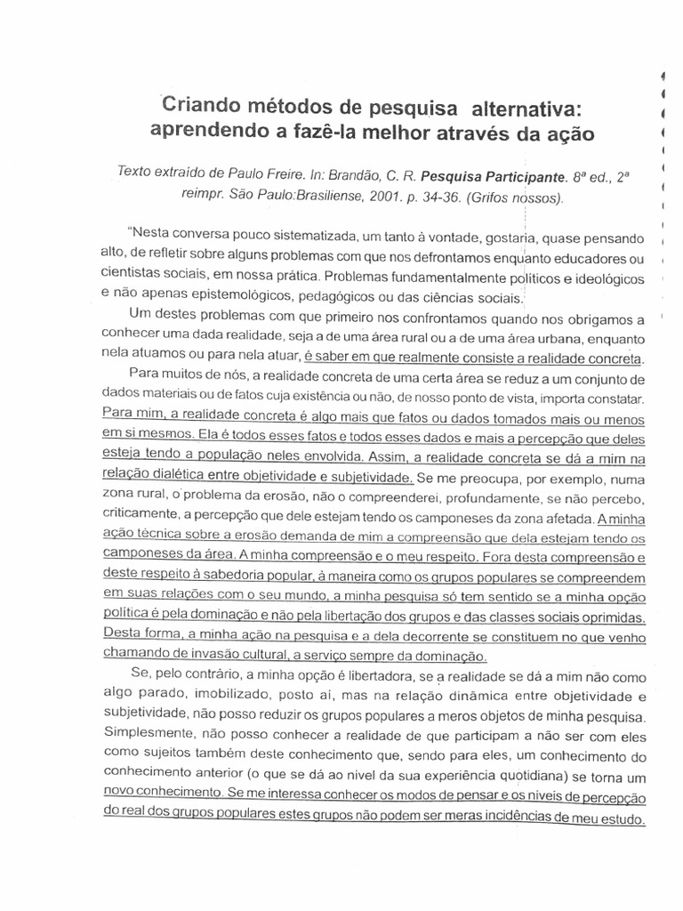 Criando Métodos de Pesquisa Alternativa | PDF