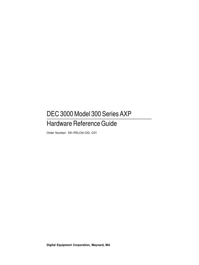 Dec 3000 m300 Manual | Download Free PDF | Operating System | Letter Case