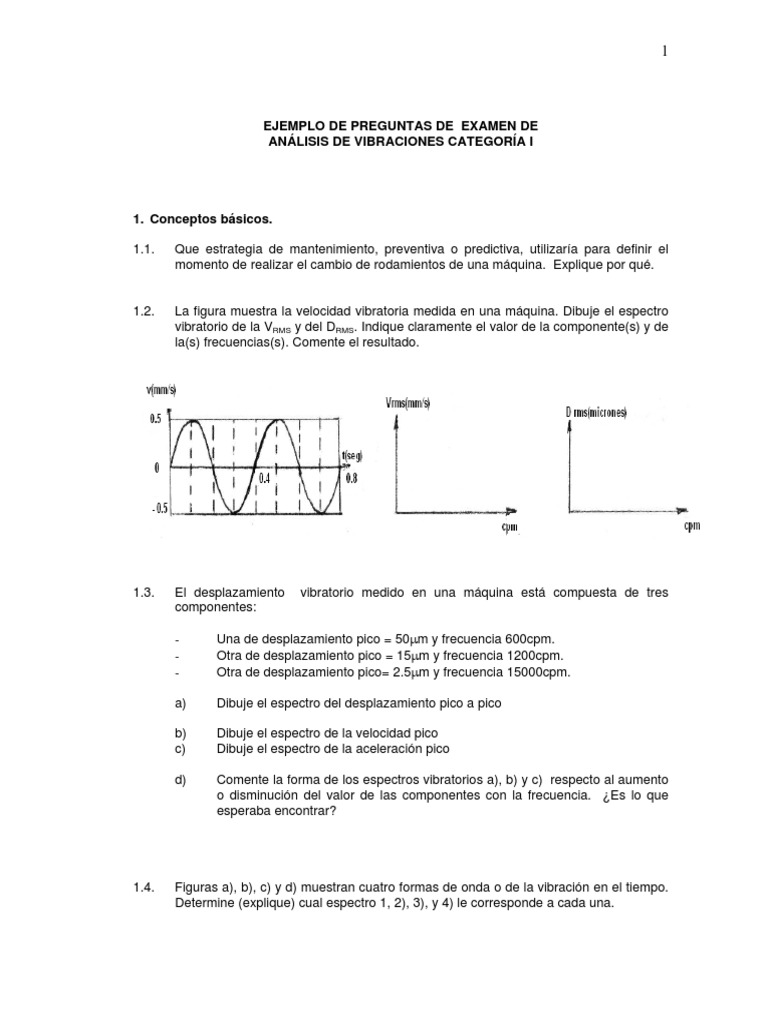 Curso Anlisis de Vibraciones Categora I Segn Iso 18436 2 | PDF ...