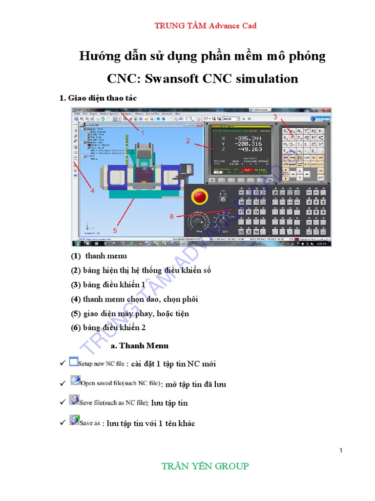 Swansoft CNC Simulation Phay | PDF