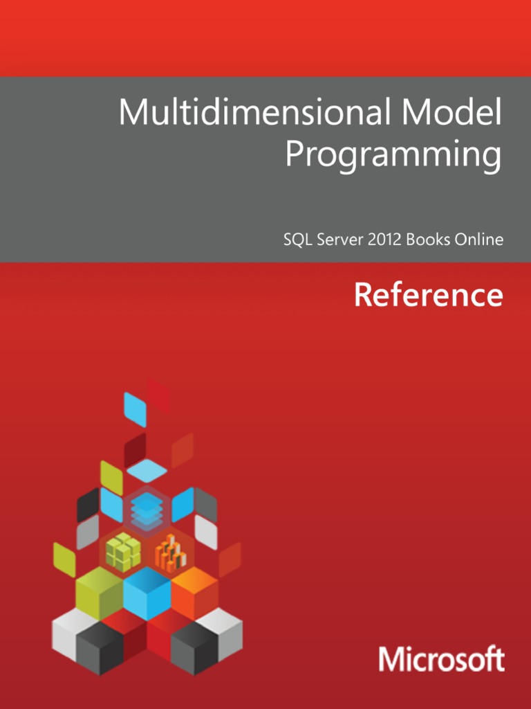 Multidimensional Model Programming | PDF | Microsoft Sql Server | Databases