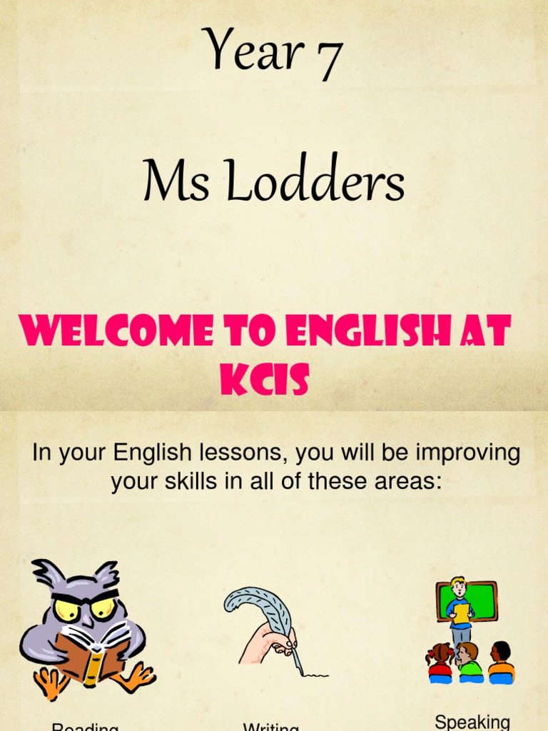 Intro Lesson Year 7 | PDF