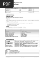 Manufacturing Rework Procedure: Form-510) | PDF | Computing | Business
