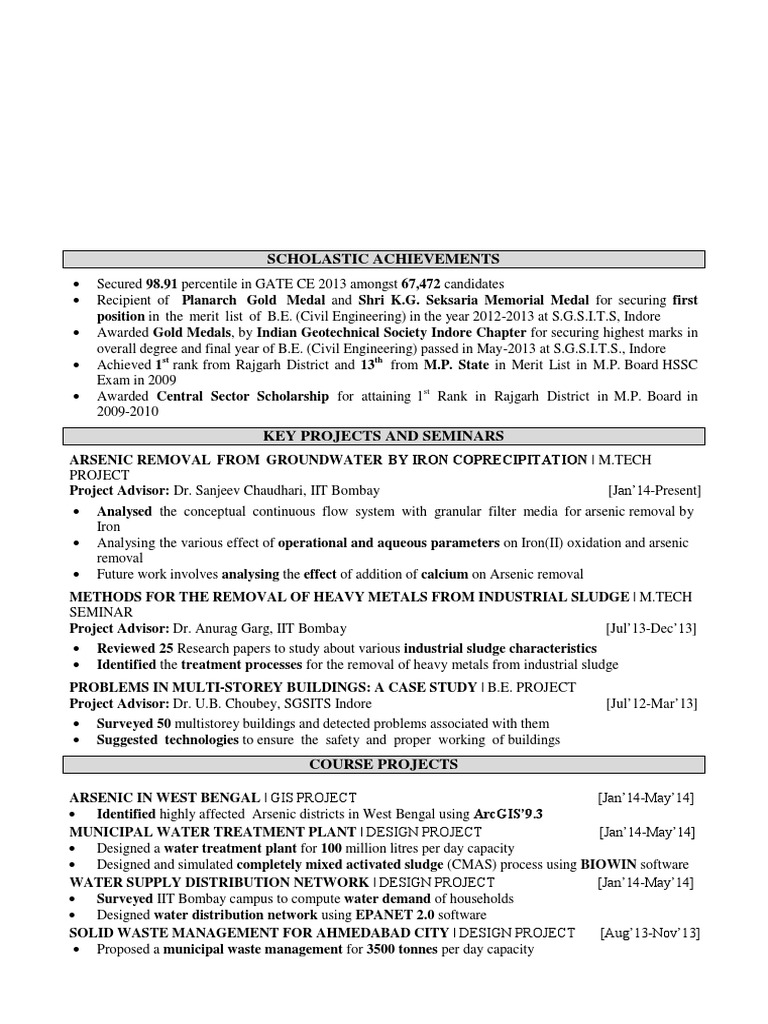 Scholastic Achievements | PDF | Pollution | Waste
