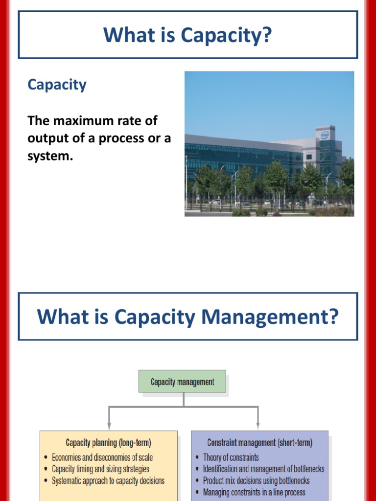 System Capacity Planning Essentials | PDF | Economies Of Scale ...