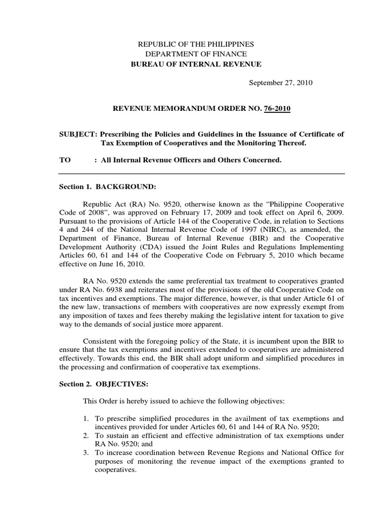 Rmo 76-2010 PDF | PDF | Value Added Tax | Withholding Tax