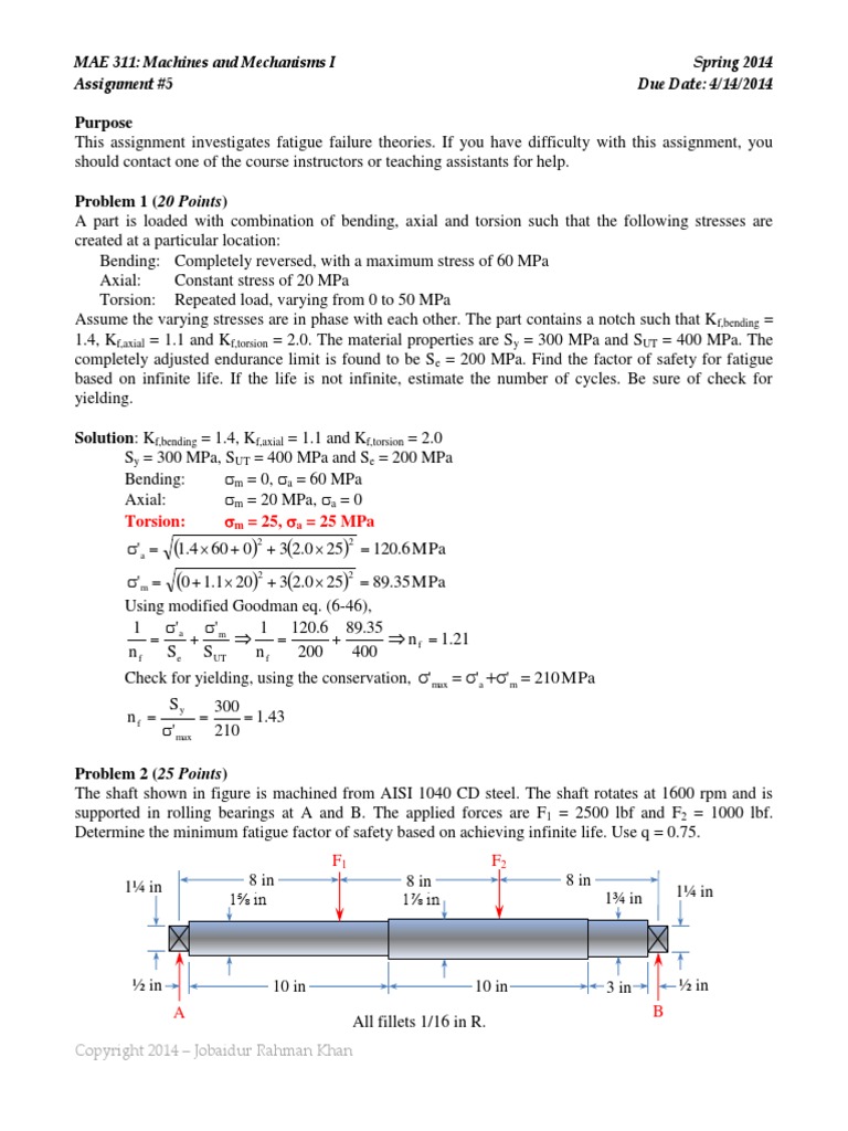 Ub Mae 311 | PDF | Fracture | Strength Of Materials
