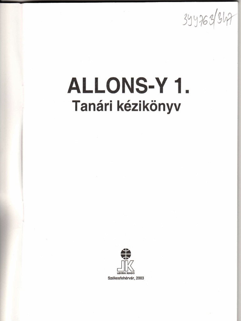 Vida Enikő Allons-Y 1. Tanári Kézikönyv 1-8. Lecke | PDF | Autobus ...