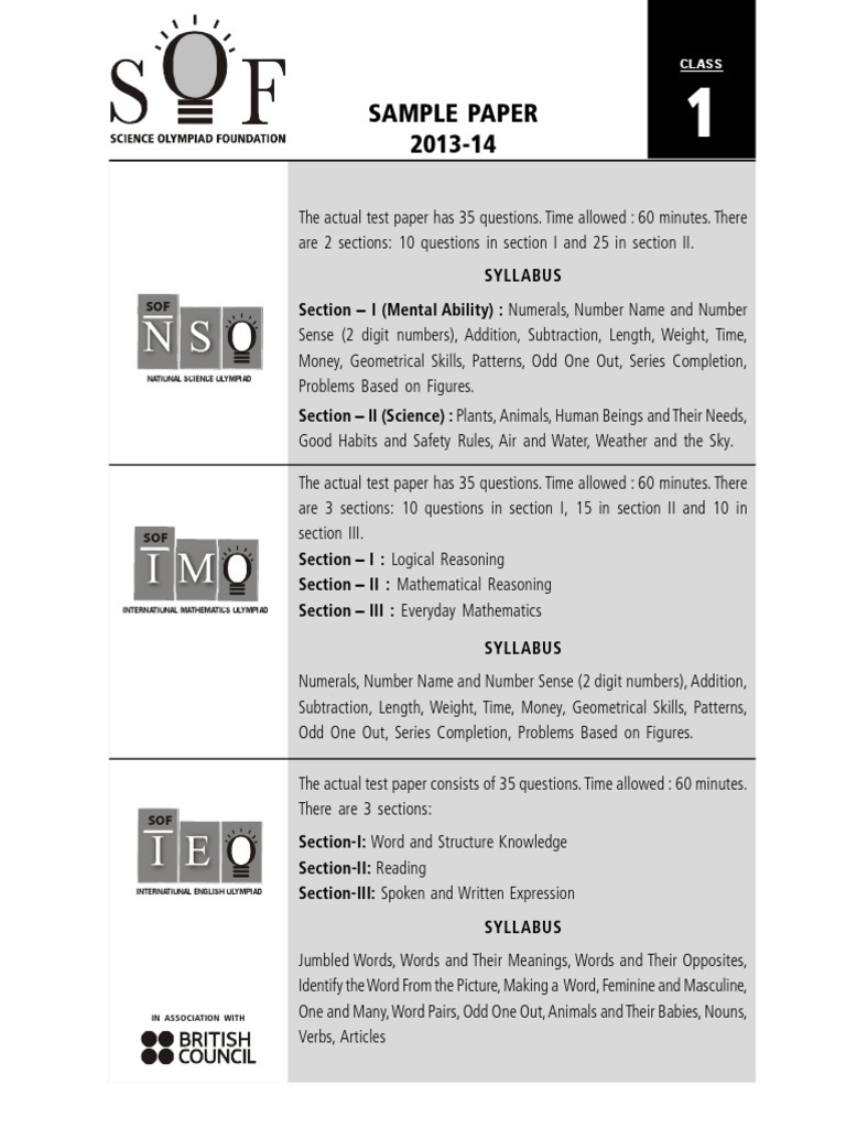 Sof - Class 1 | PDF | Grammatical Gender | Reason