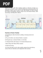Stenter Machine Overview and Functions | PDF