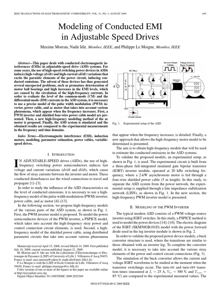 Modeling of Conducted EMI (Model Motor Simulink Bun) | PDF | Power ...