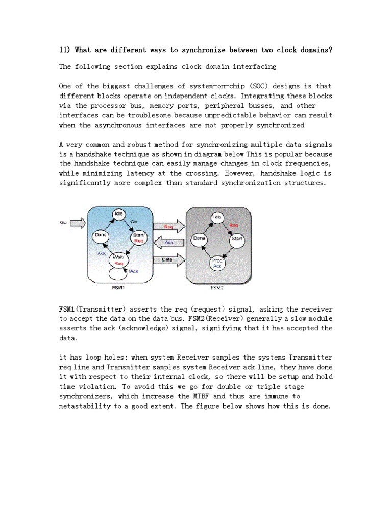 Digital Design Interview Questions | PDF | Computing | Computer Data