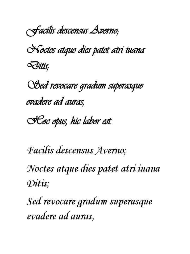 Facilis Descensus Averno | PDF | Religión y creencia