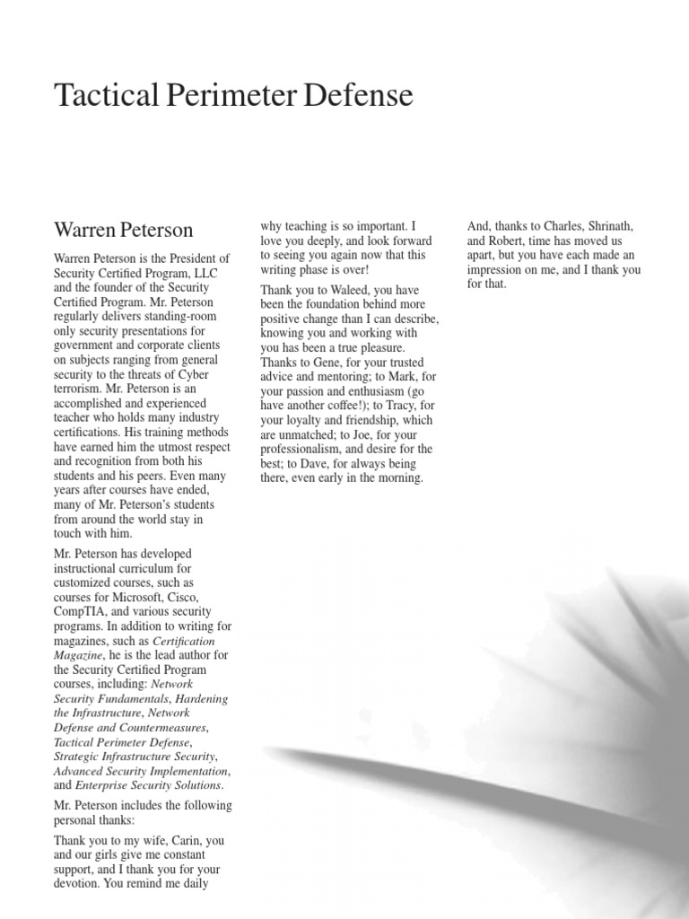 Randy Weaver Guide To Tactical Perimeter Defense 2007 | Download Free ...