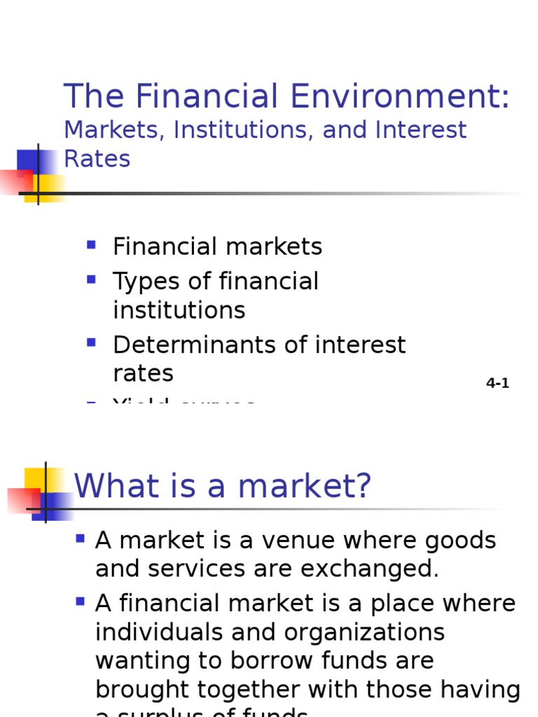 finANcial Environment | PDF | Financial Markets | Yield Curve