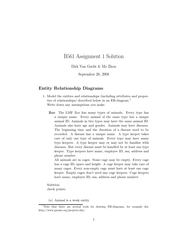 Assignment1 Solution | PDF | Conceptual Model | Data Management