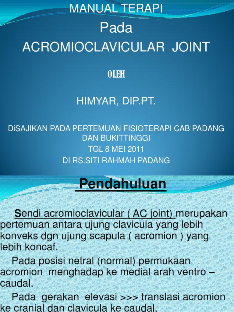 Manual Terapi | PDF