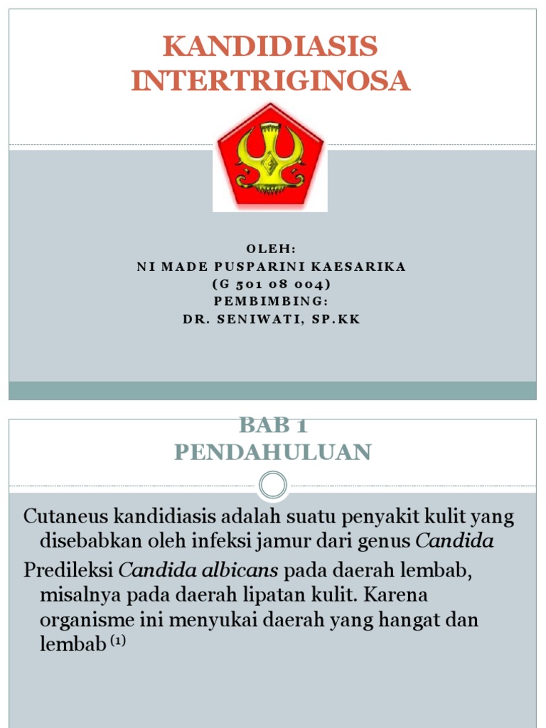 Kandidiasis Intertriginosa | PDF | Sains & Matematika | Kesehatan Holistik