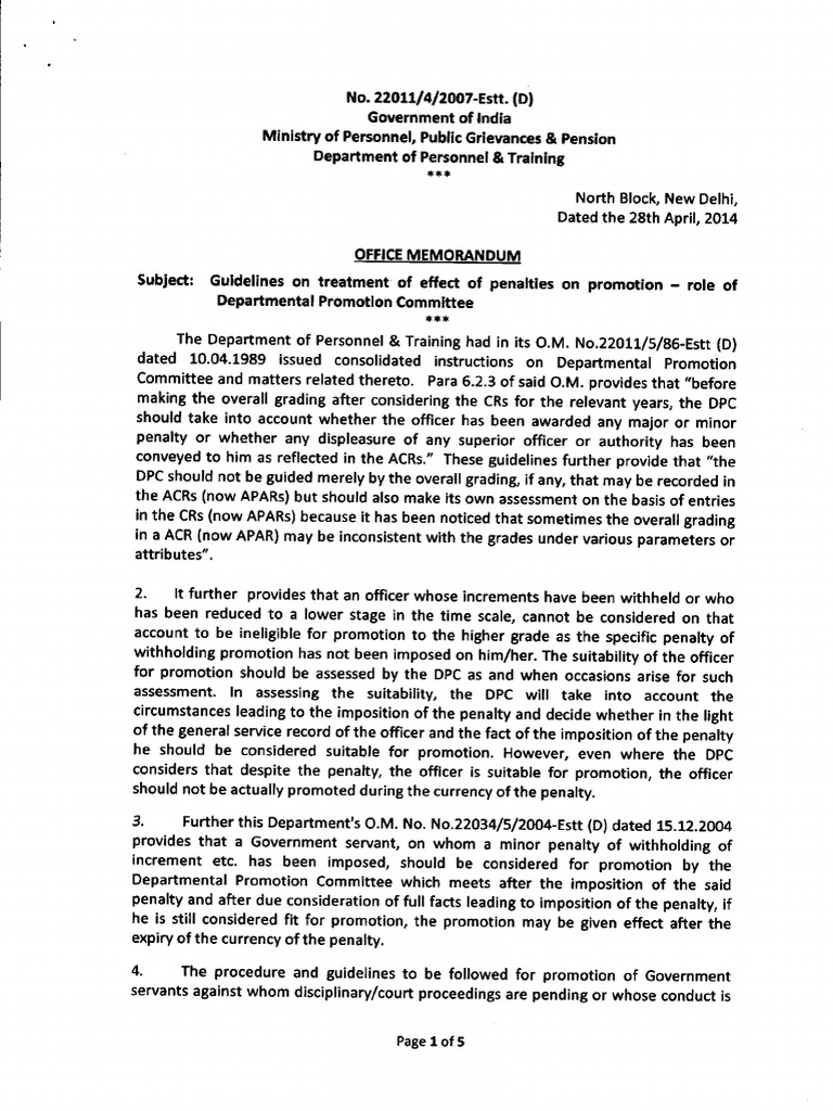 Dopt Circular 28.4.14 | Government | Politics