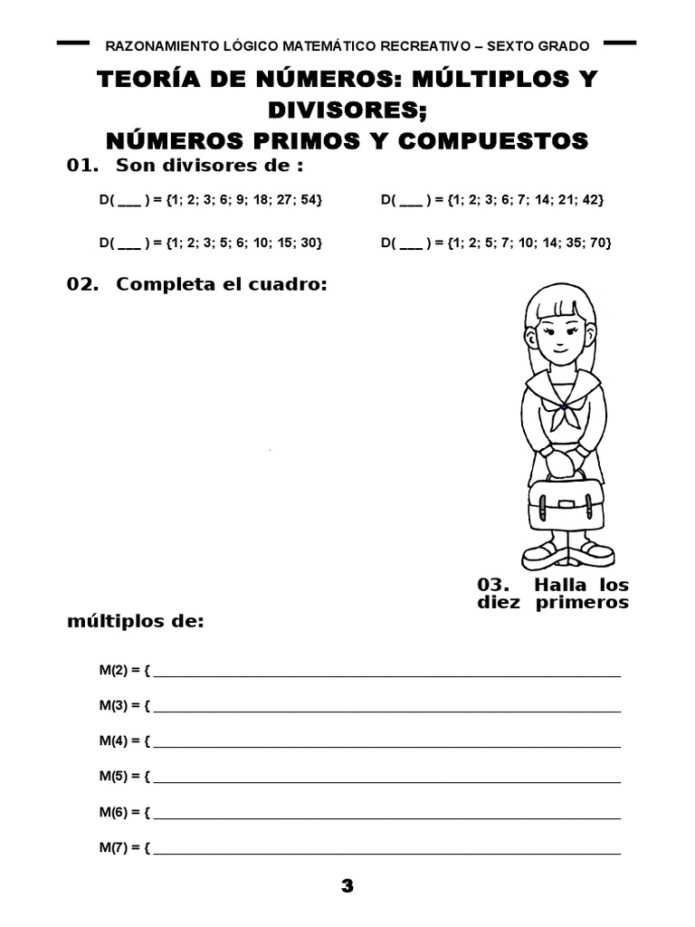 Actividades Matemáticas para Sexto Grado | PDF | Notación Matemática ...